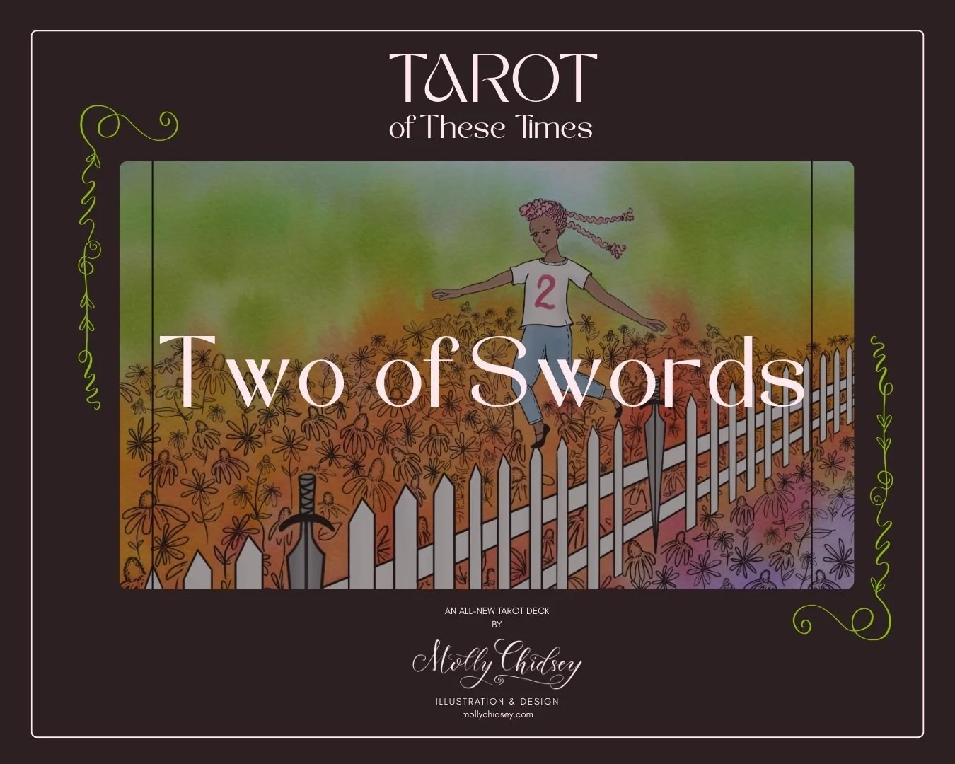 Illustrating the Two of Swords for my Tarot of These Times deck — Molly ...