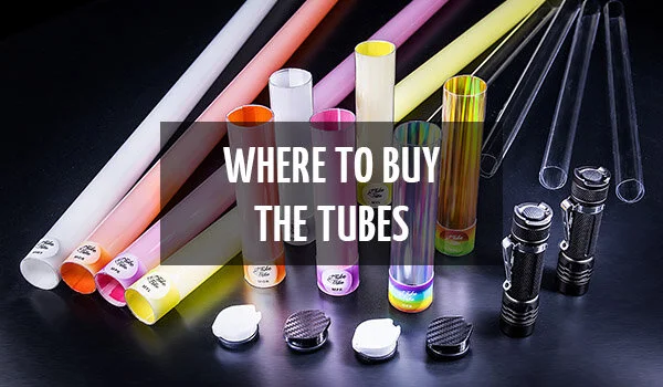 Light-painting tubes - tutorials, tools & community