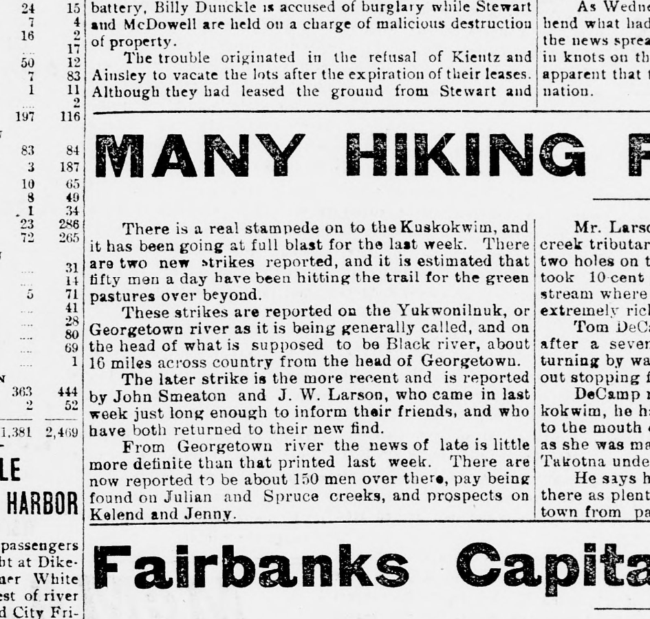 Life during the Mining Days in Georgetown — Environmental Blog
