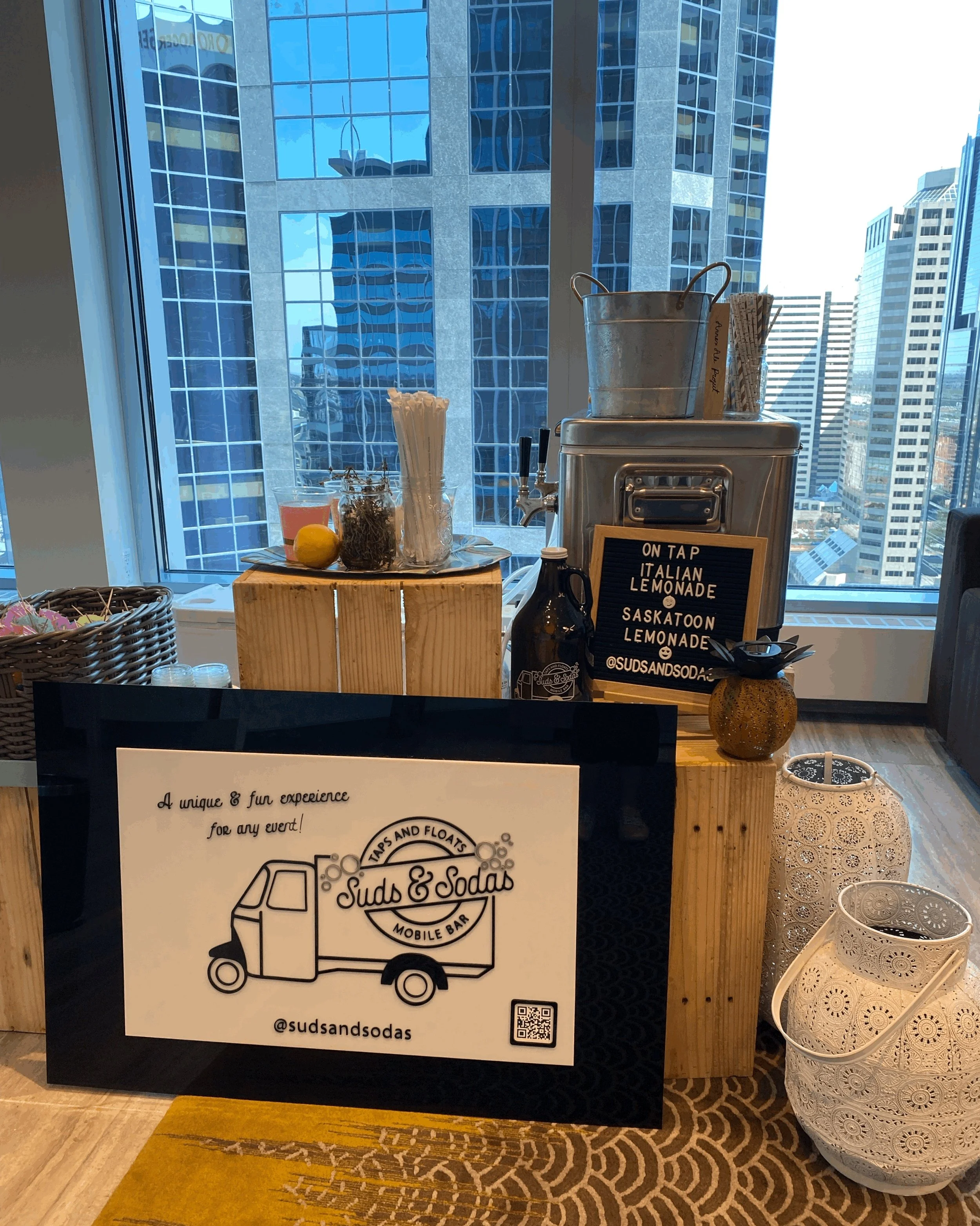 Services — Suds & Sodas - Mobile Bar & Beverage Cart