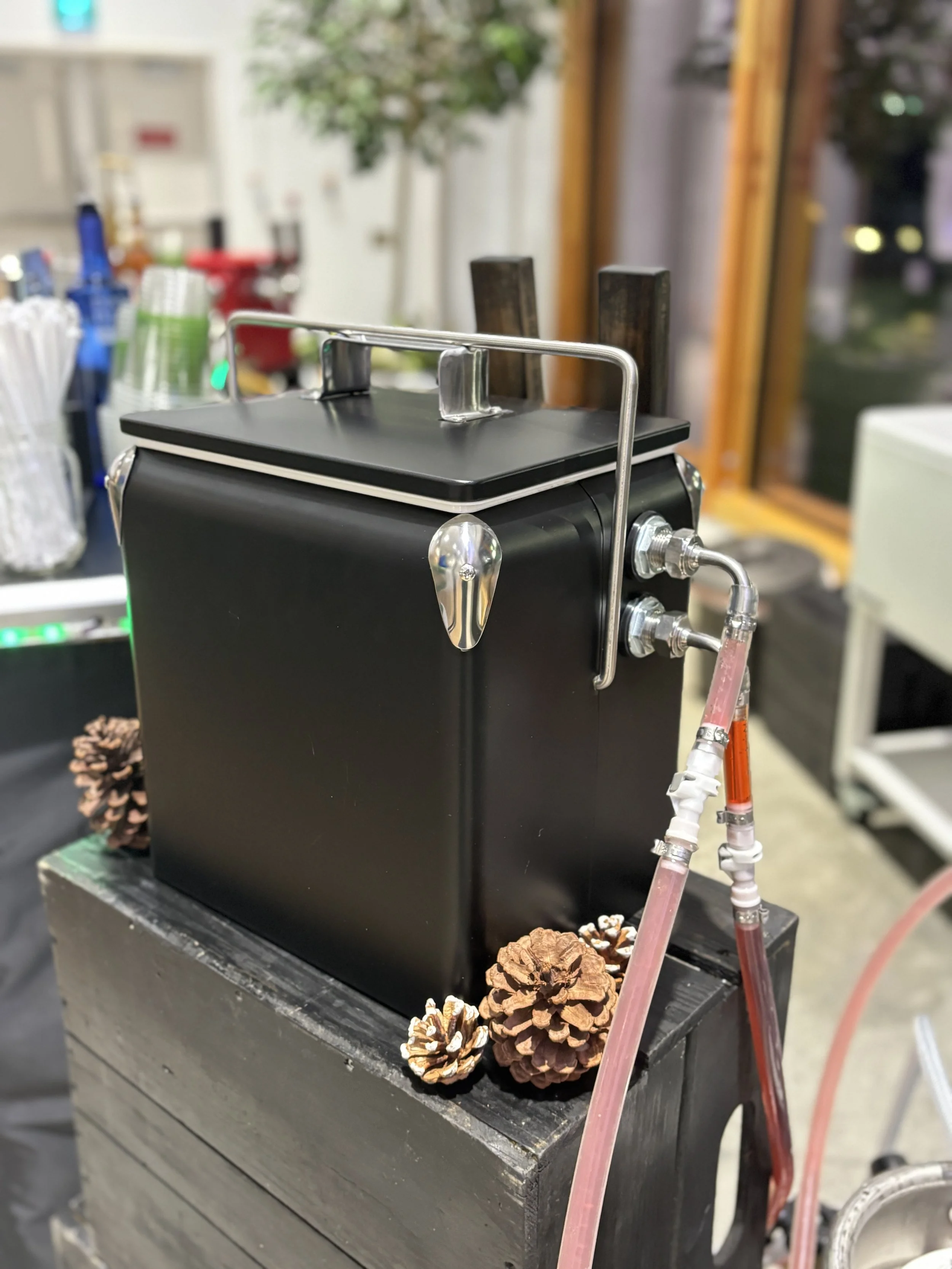 Portable Beverage Station — Suds & Sodas - Mobile Bar & Beverage Cart