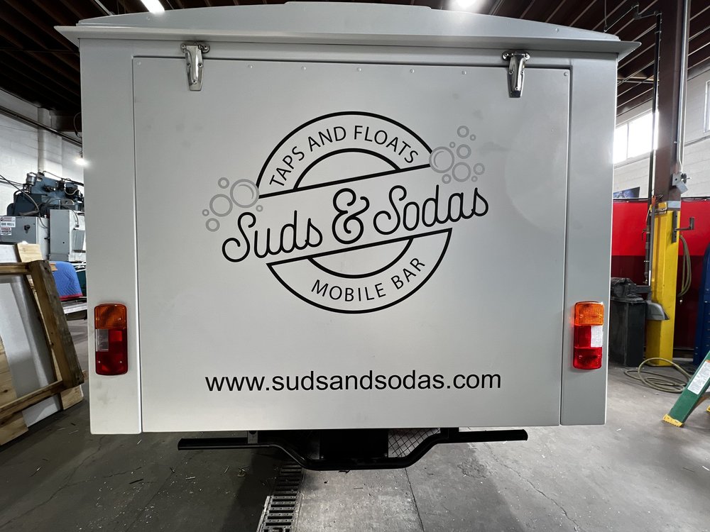 Fabrication — Suds & Sodas - Mobile Bar & Beverage Cart
