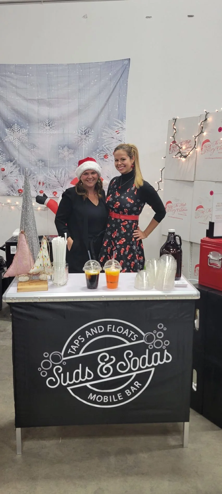 Portable Beverage Station — Suds & Sodas - Mobile Bar & Beverage Cart