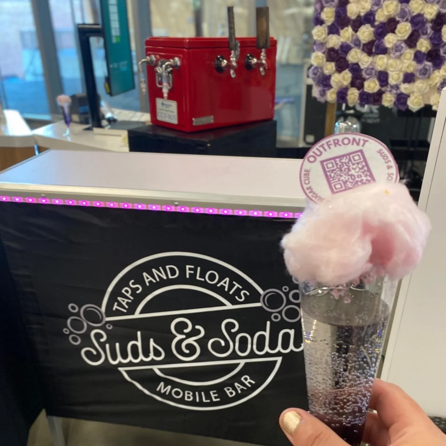 Portable Beverage Station — Suds & Sodas - Mobile Bar & Beverage Cart