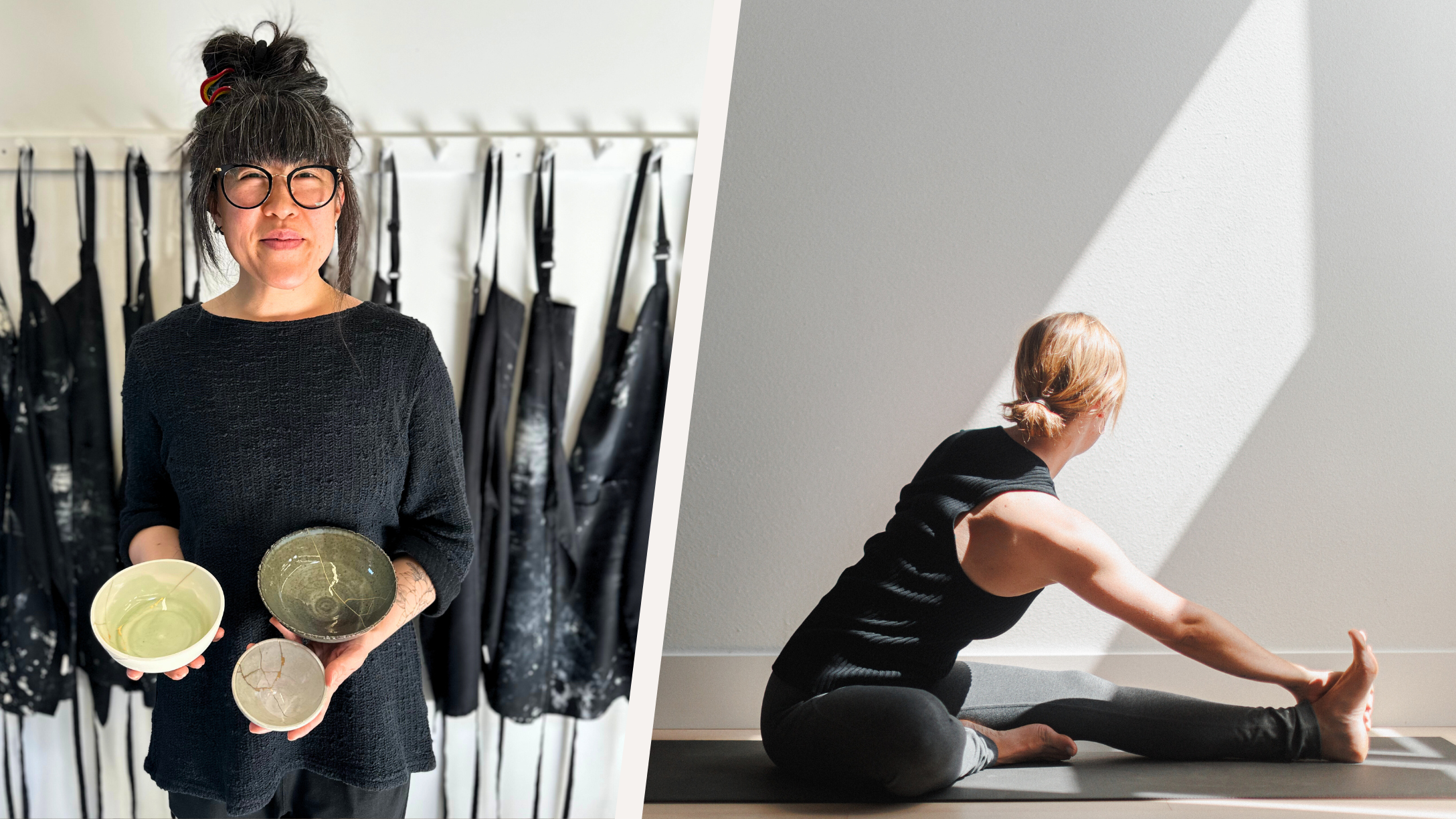Kintsugi & Yin Yoga: Gold Pottery Repair and Mindful Movement with Jen ...