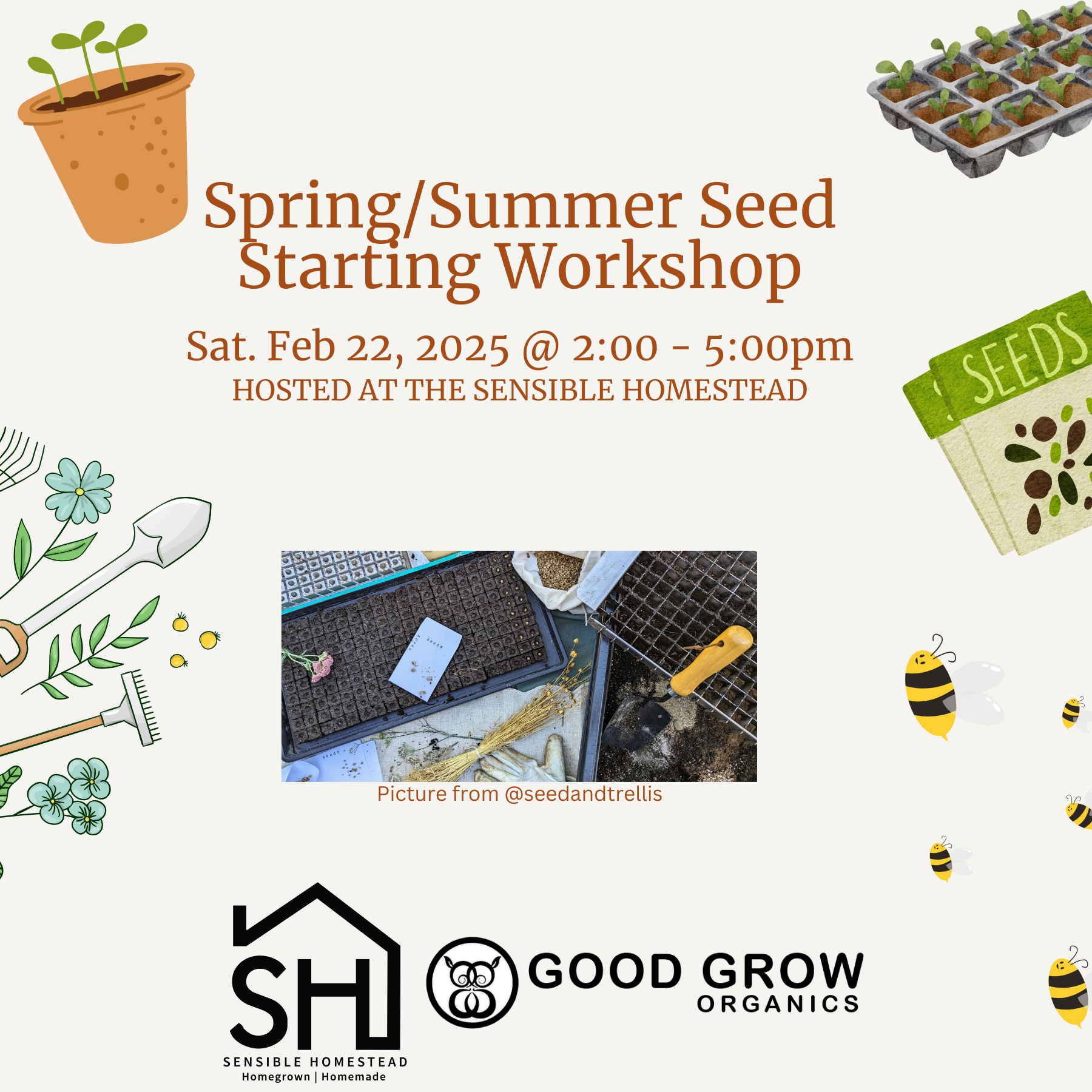 Spring/Summer Seed Starting Workshop — The Sensible Homestead