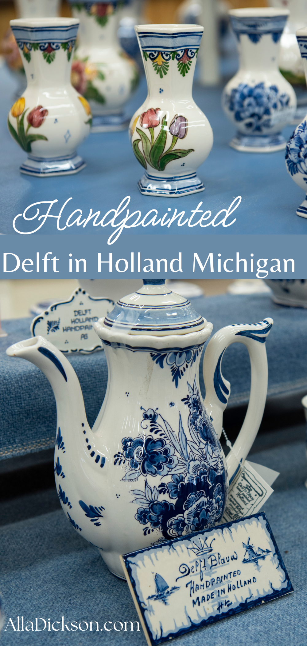 Authentic Delft Art in Holland Dutch Original Delftware Blue and White ...