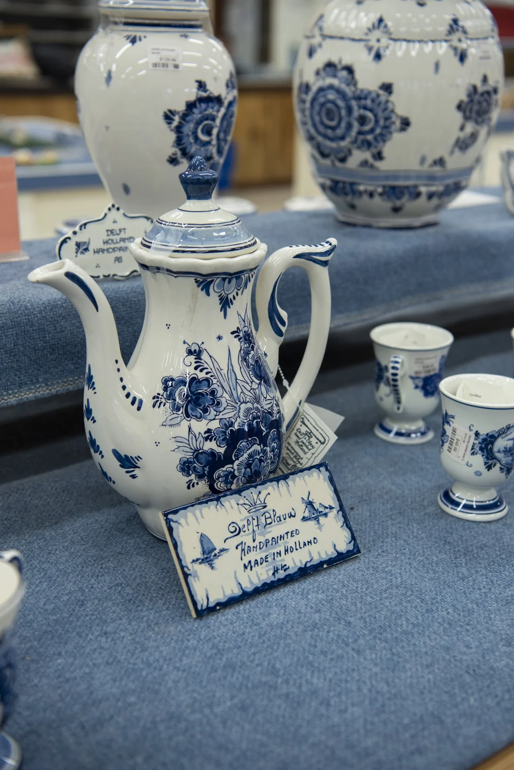 Authentic Delft Art in Holland Dutch Original Delftware Blue and White ...