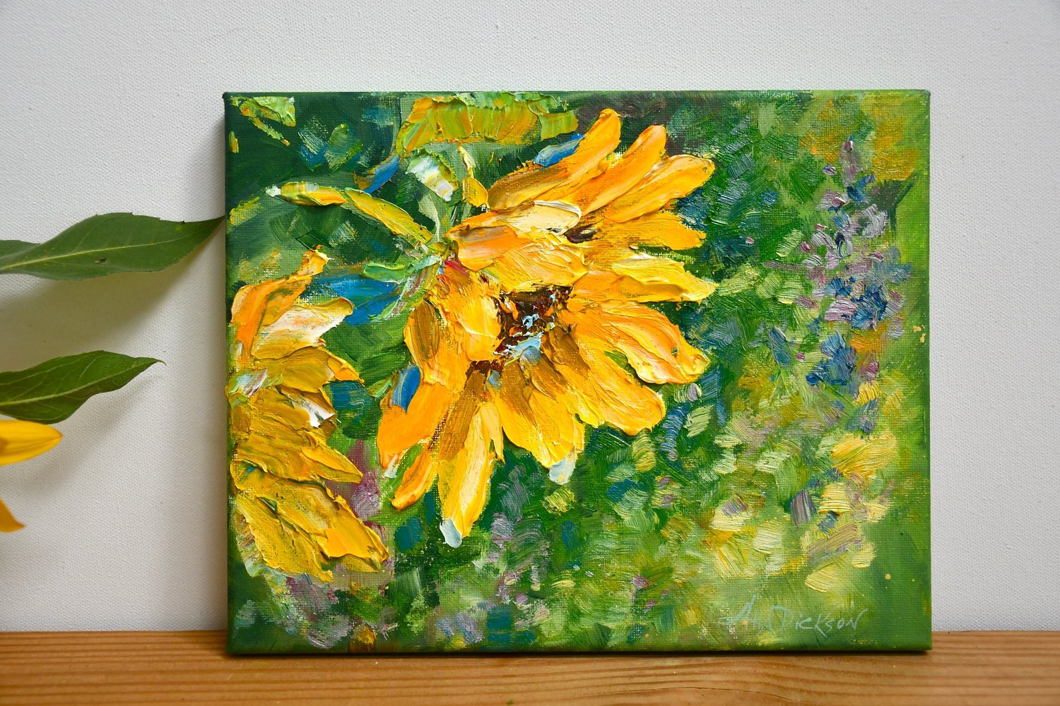How to Paint Sunflowers Teaching Sunflower Art Variations Sunflower Oil ...