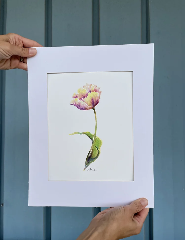 Tulip Name Art Print Tulip Poster Tulip Varieties Tulip Varietals Art ...