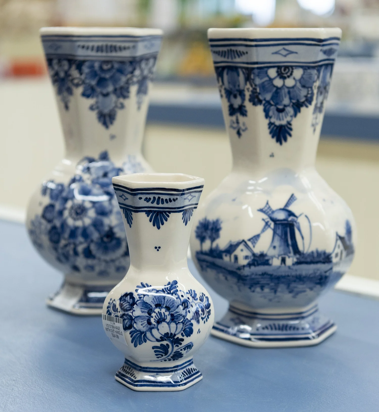 Authentic Delft Art in Holland Dutch Original Delftware Blue and White ...