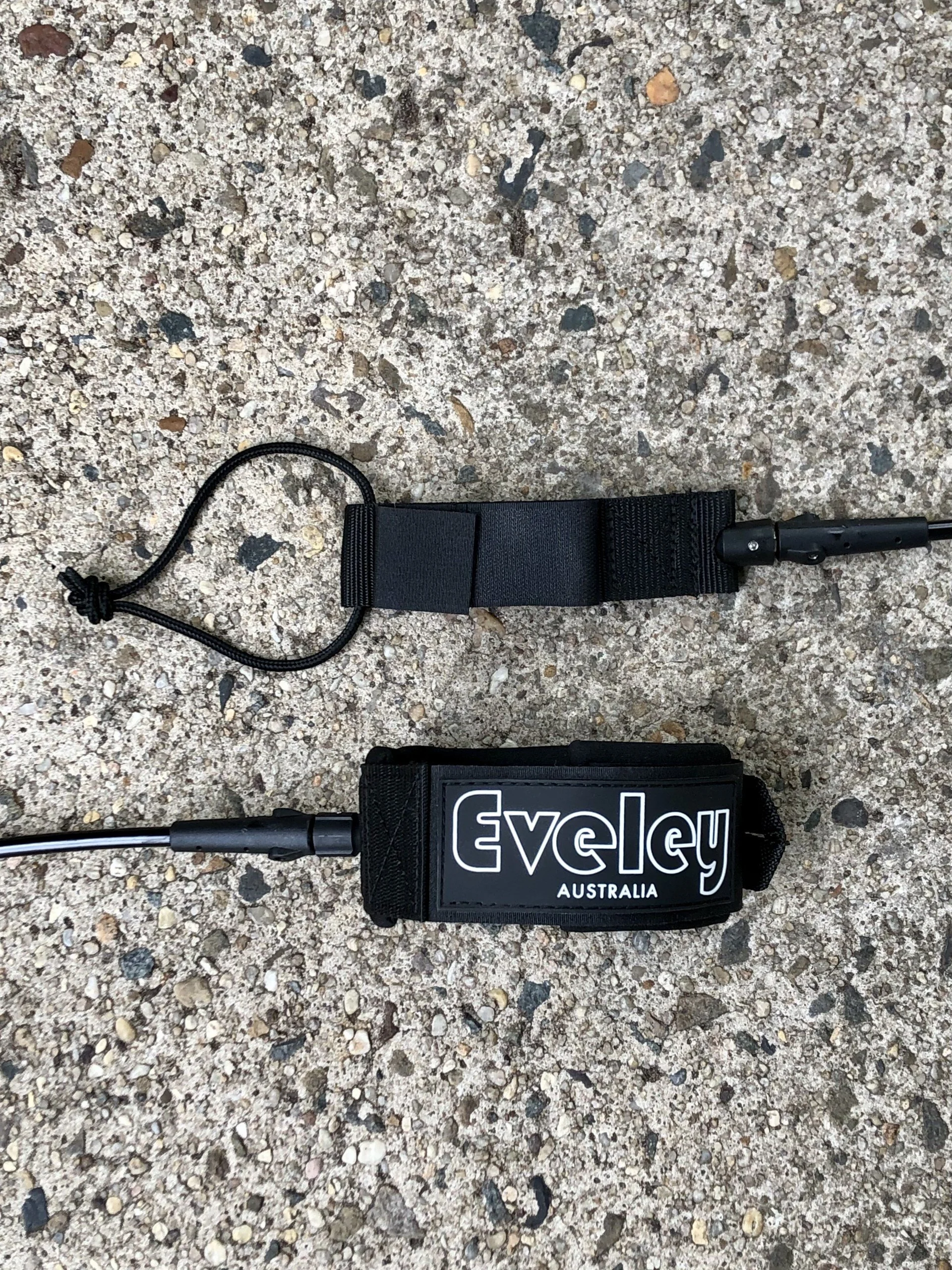 9'6" Longboard Leash – Black Ankle Cuff Longboard Surf Leash — Eveley ...
