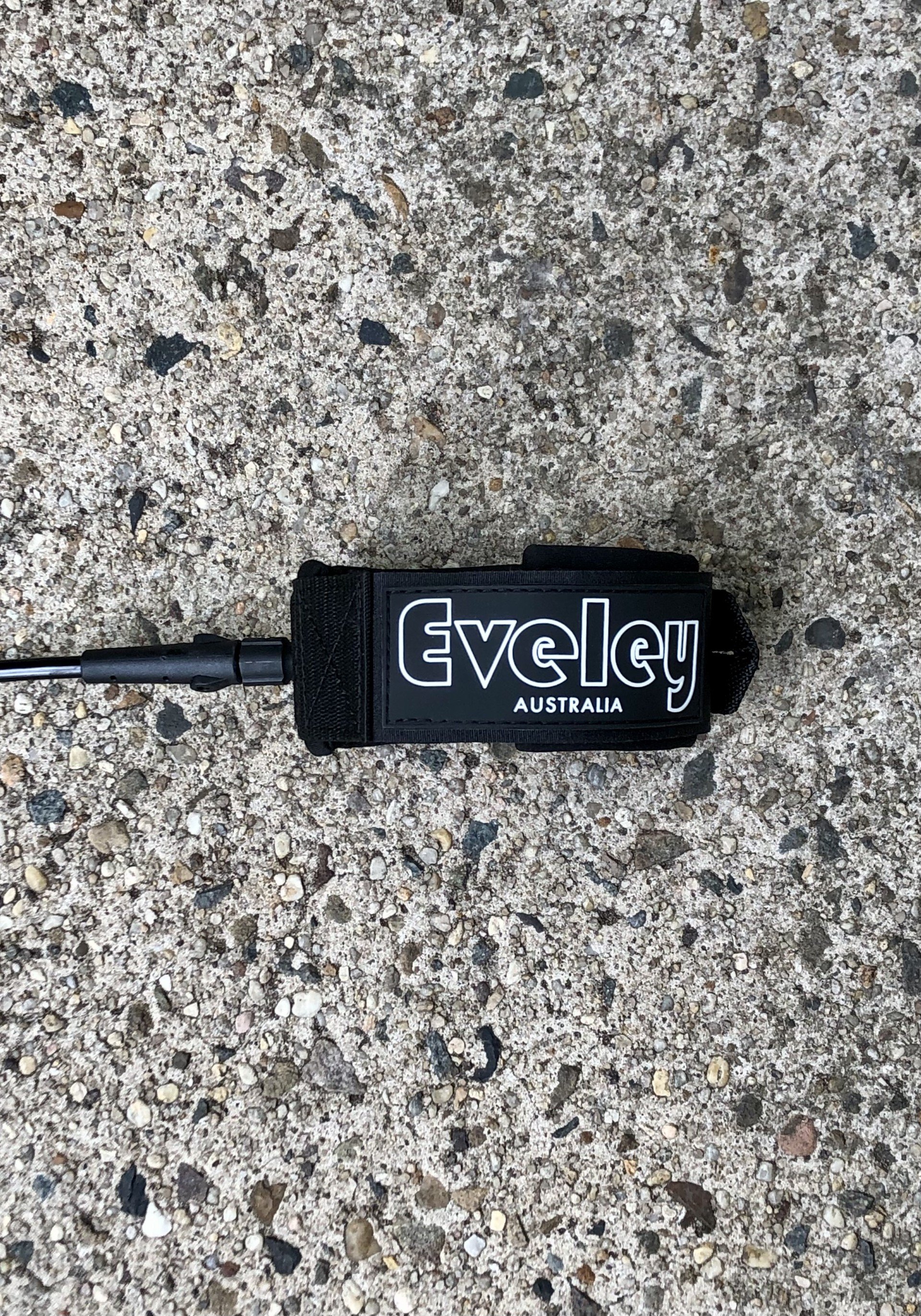 9'6" Longboard Leash – Black Ankle Cuff Longboard Surf Leash — Eveley ...