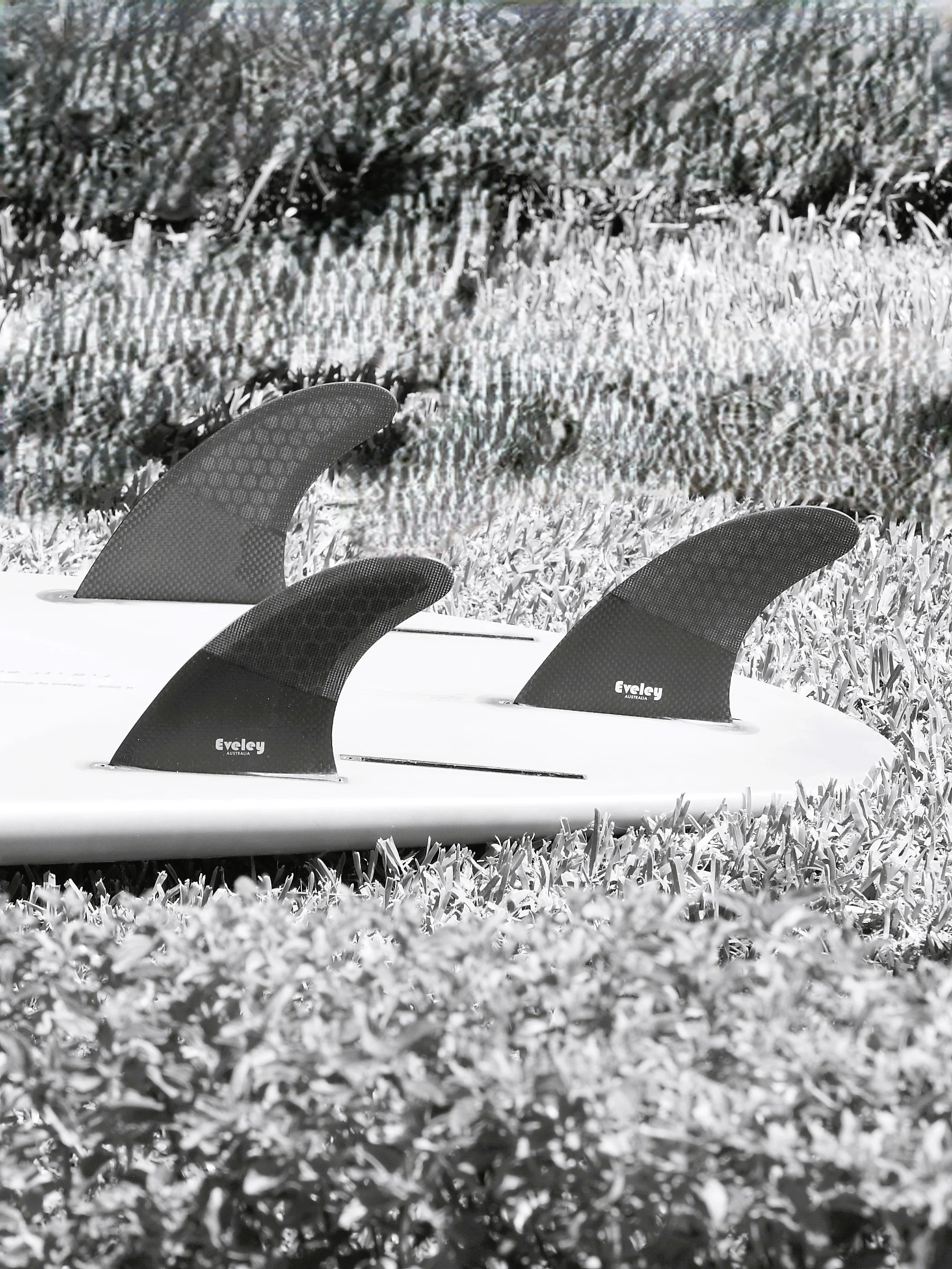 4.75" MF Thruster Fins, carbon fiber TekFlex. Futures compatible set of ...