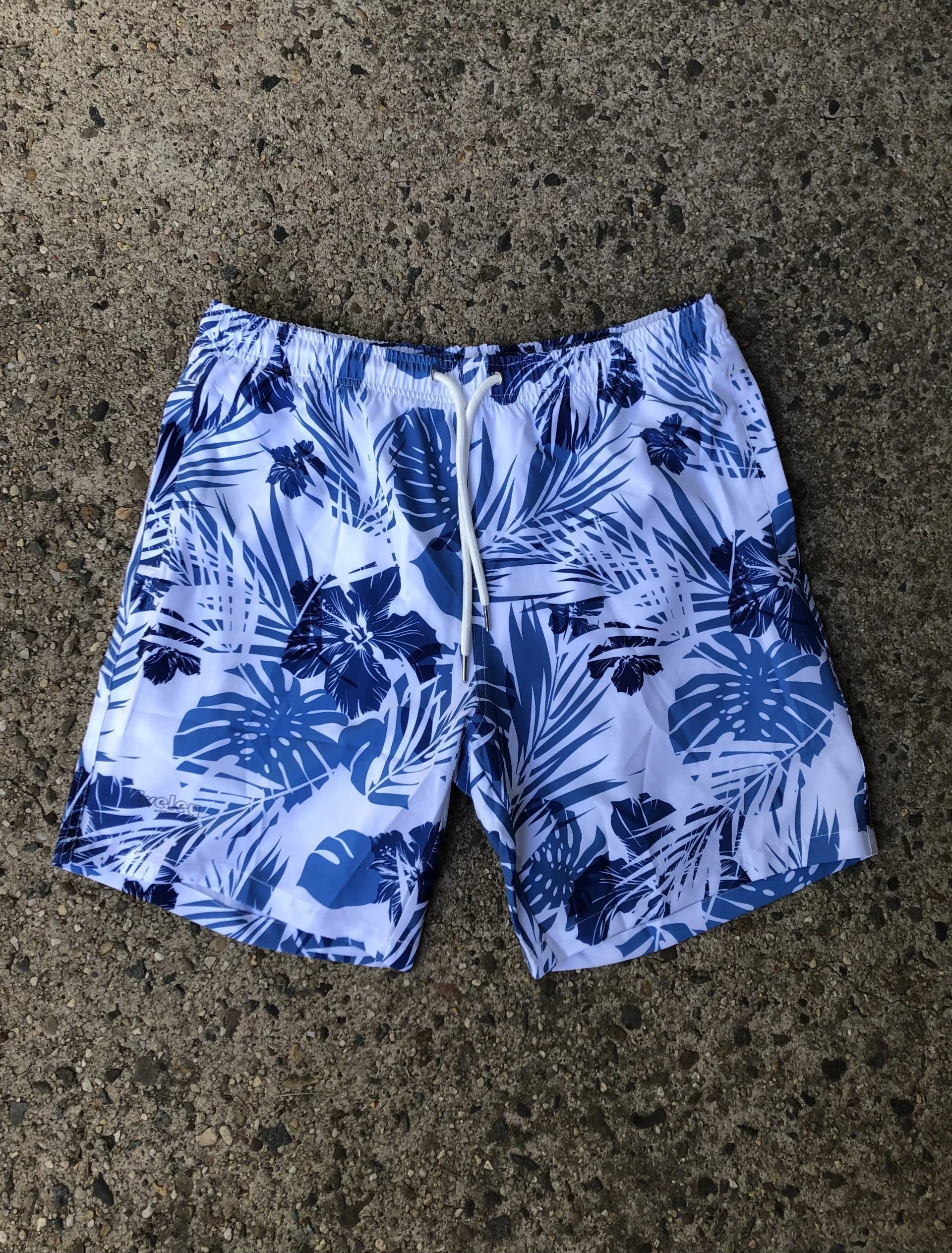Tropical Print Board Shorts – Lightweight Quick-Dry Surf & Swim Trunks ...