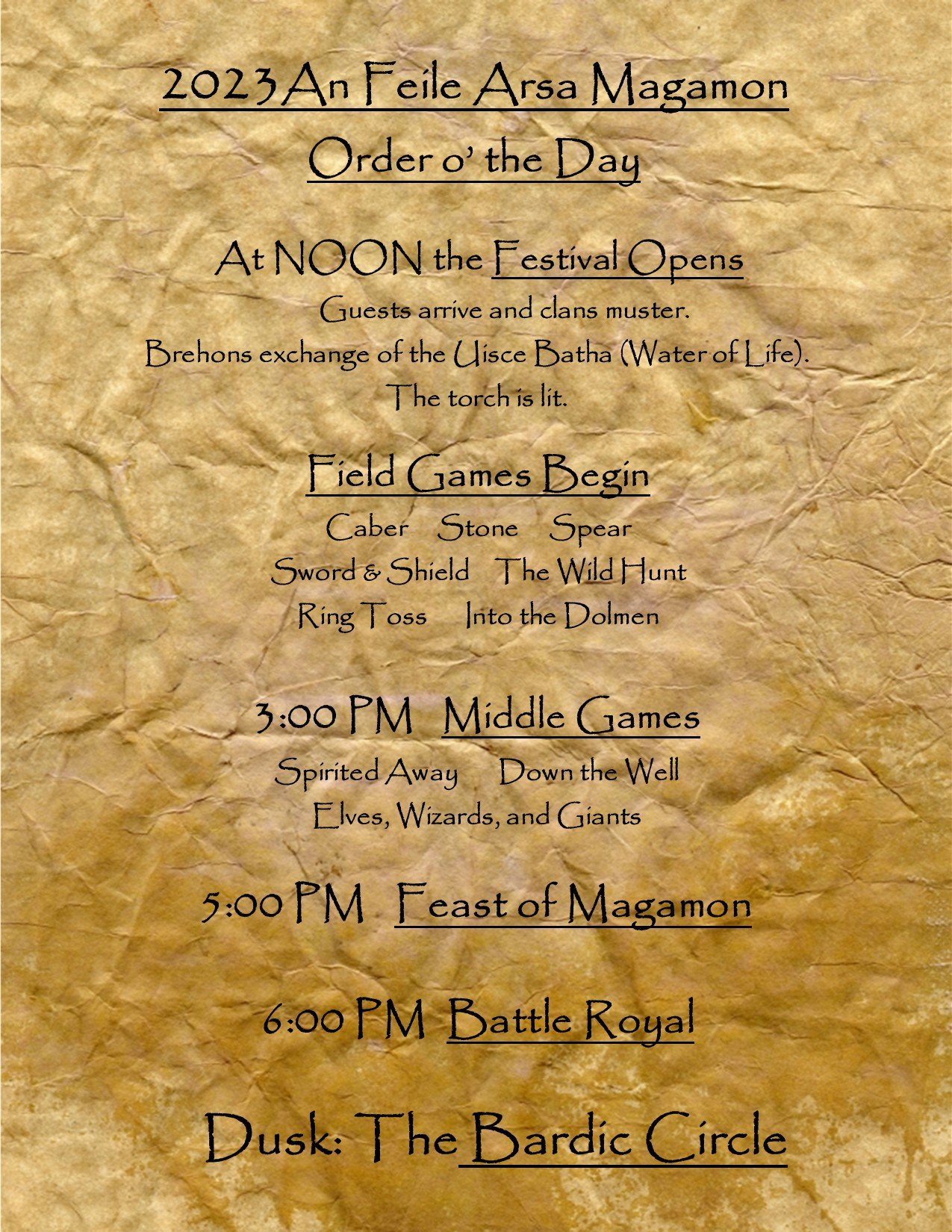 An Féile Ársa Magamon