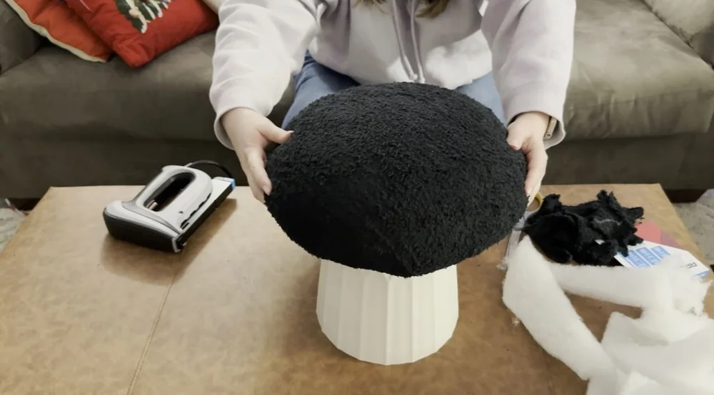 Cozy Mushroom Footstool Tutorial — Jeanishh DIY