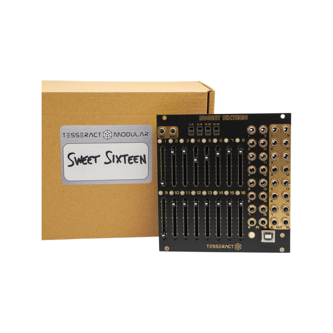 Sweet Sixteen mkII by Tesseract - Faderbank and MIDI/I2C controller ...