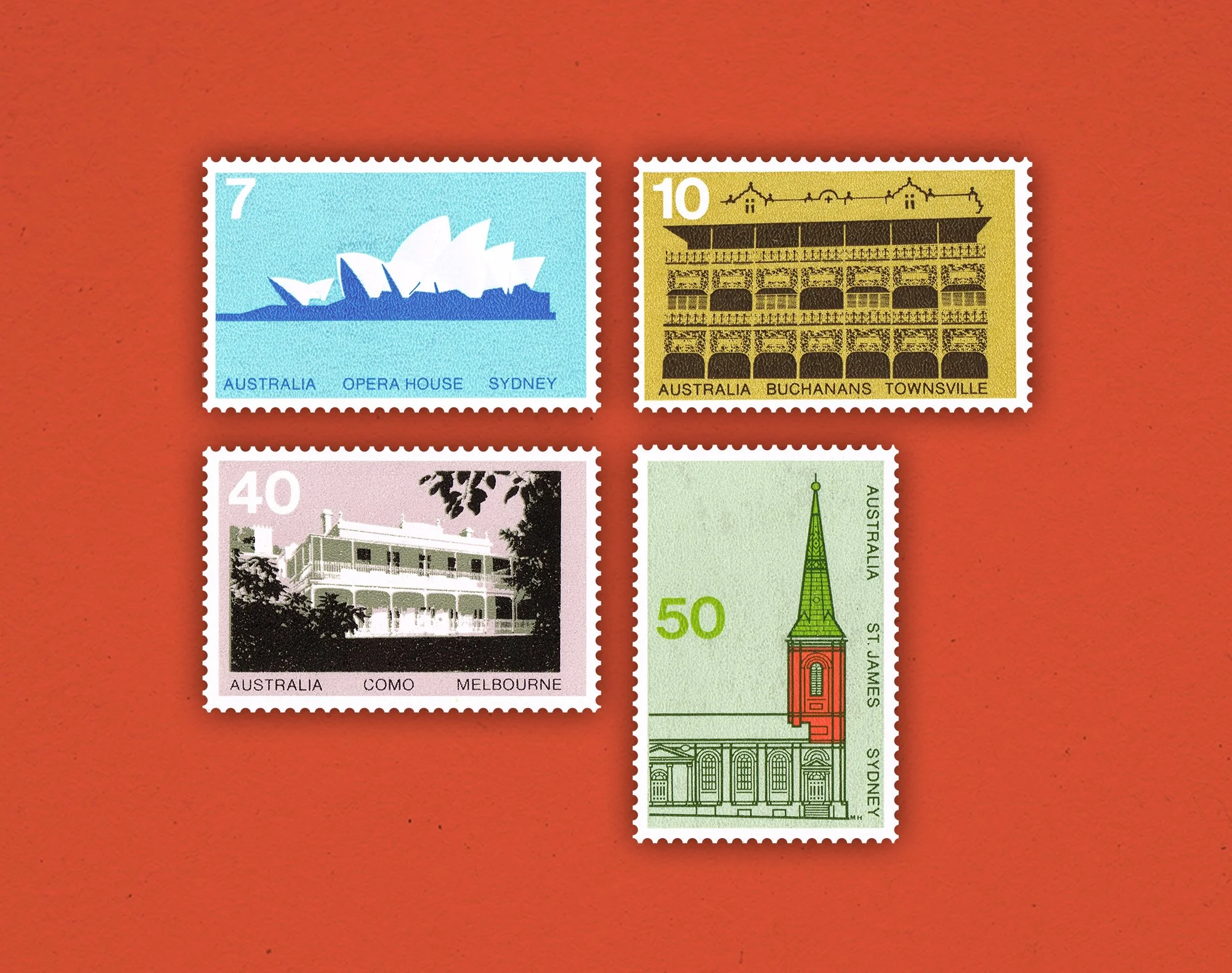 1987 Australia Day Australian Made — Perforated