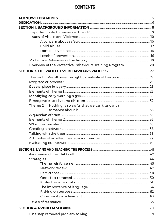 Protective Behaviours For Primary Schools E-resource — Protective ...