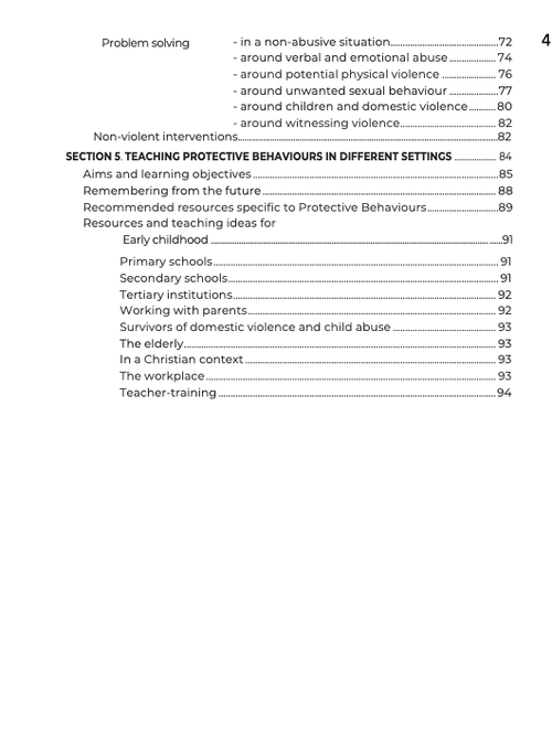 Protective Behaviours Resources — Protective Behaviours Consortium