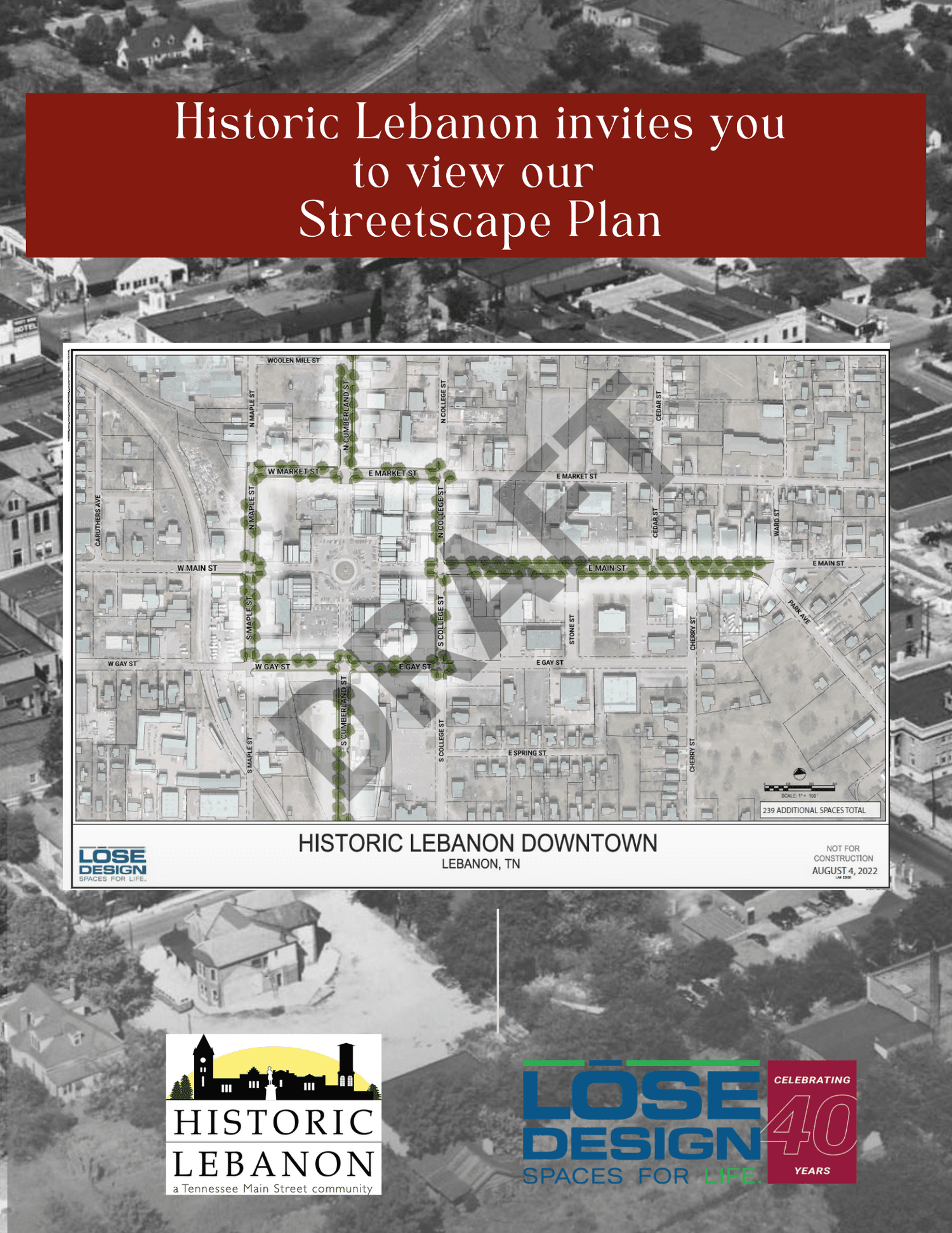 Streetscape Plan — Historic Lebanon