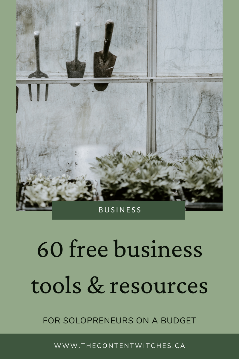 60 Free business tools and resources for solopreneurs on a budget — The ...