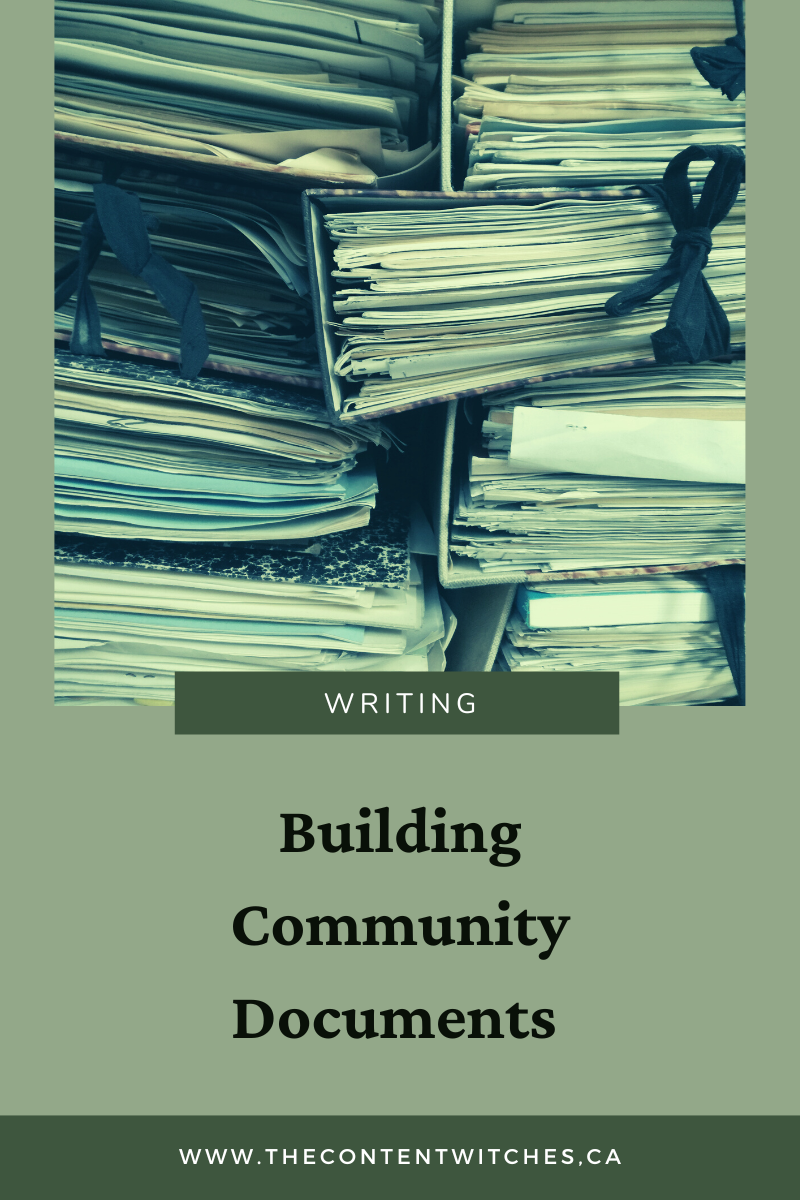Building Community Documents — The Content Witches