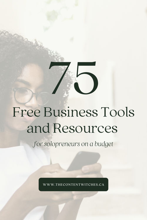 75 Free business tools and resources for solopreneurs on a budget — The ...