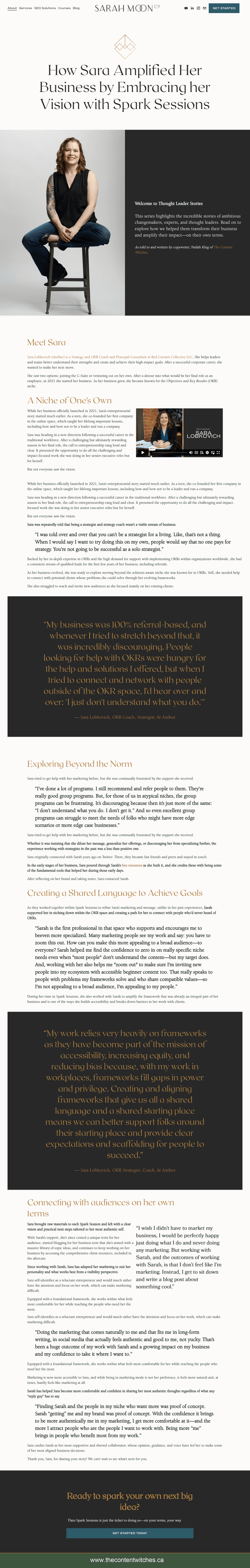 Client Success Stories Copywriting — The Content Witches