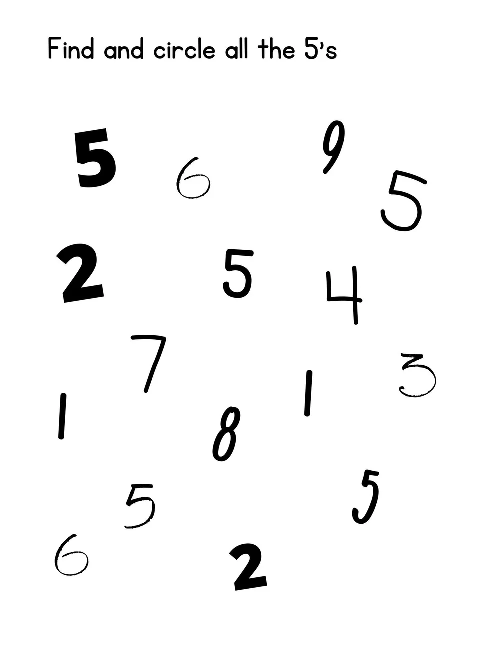 Preschool Math Activities — Regel Designs