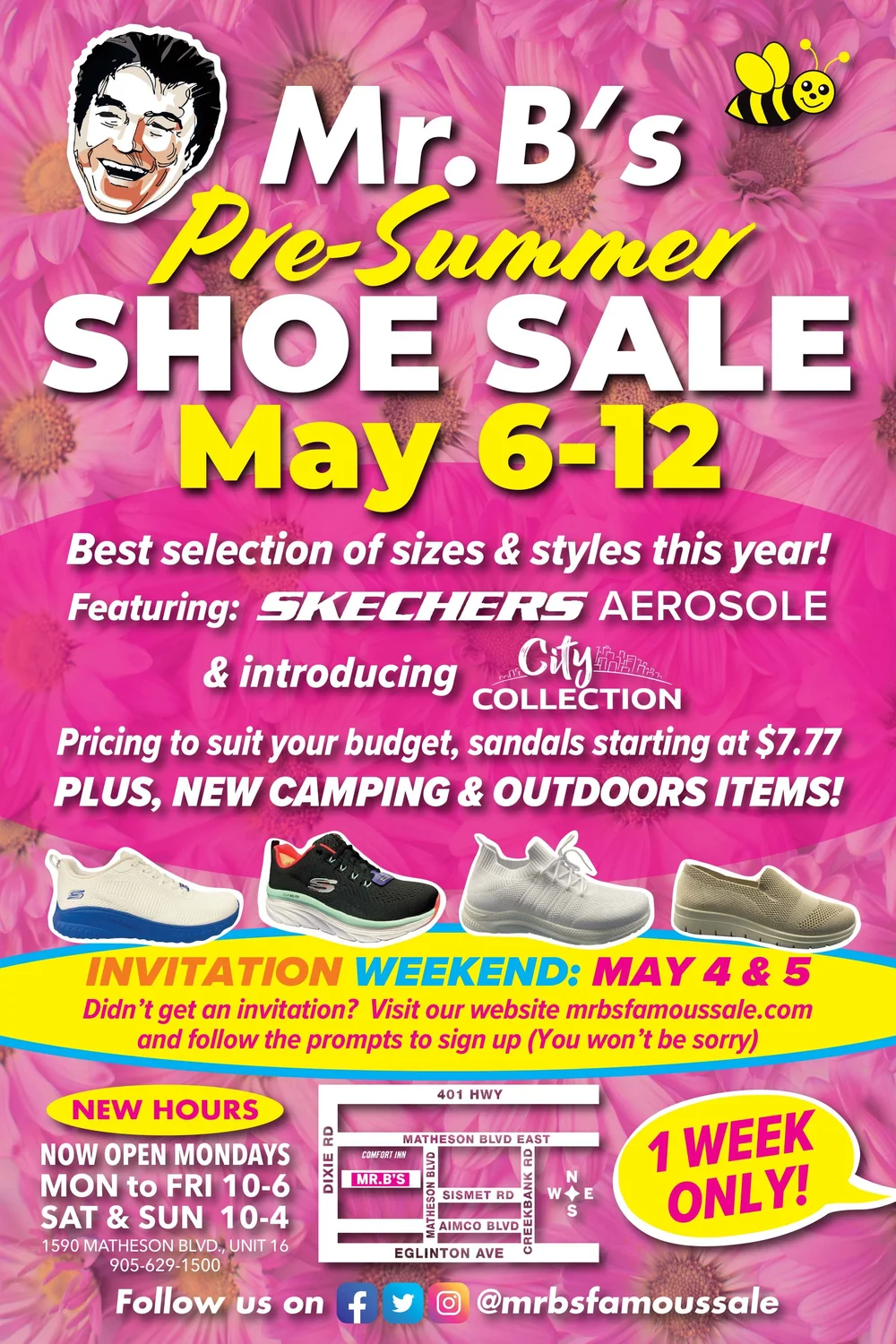 Mr. B's Famous Warehouse Sale