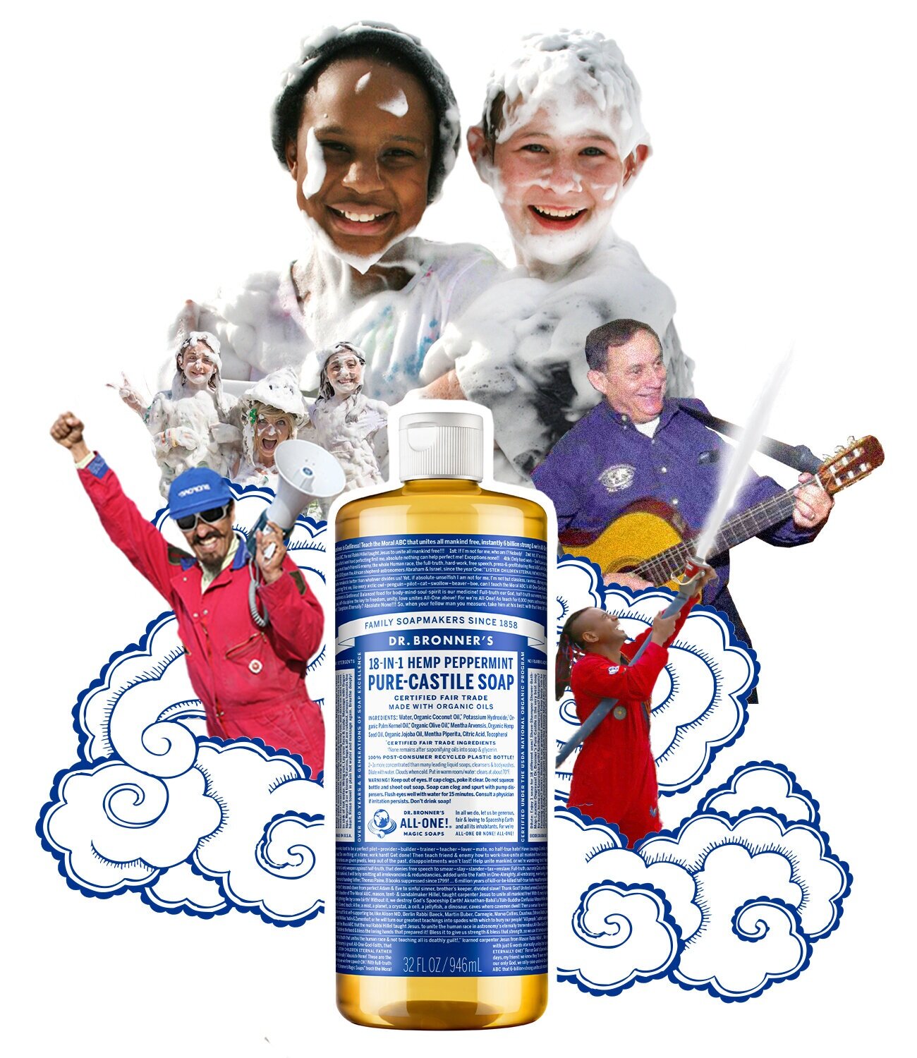 Dr. Bronner's All-One Magic Foam Experience