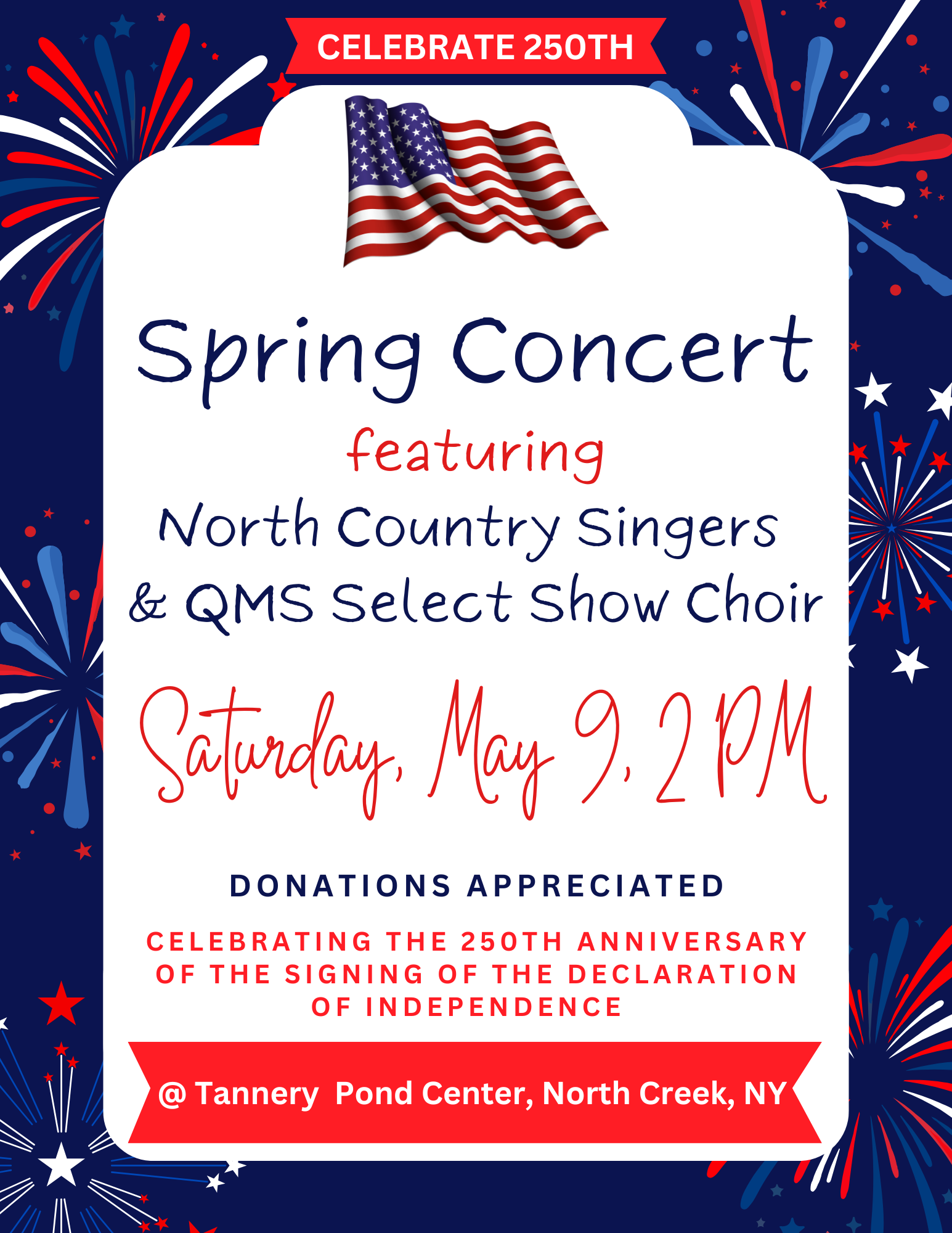 CONCERT | Spring Concert | Presented by North Country Singers — Tannery ...