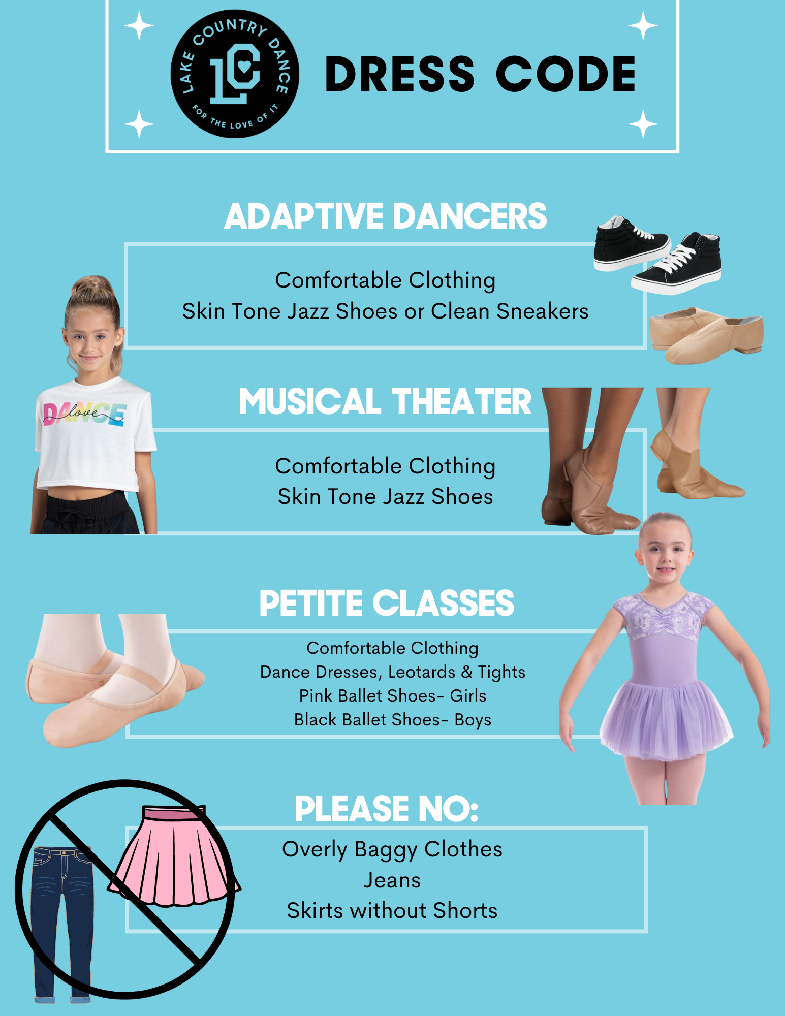 Dress Code — Lake Country Dance