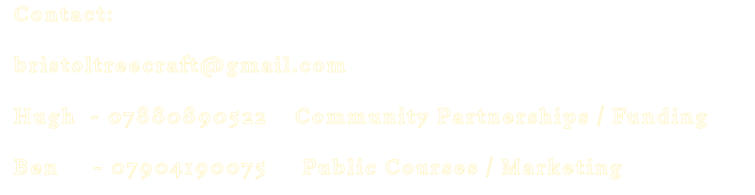 Public Courses — Bristol Tree Craft