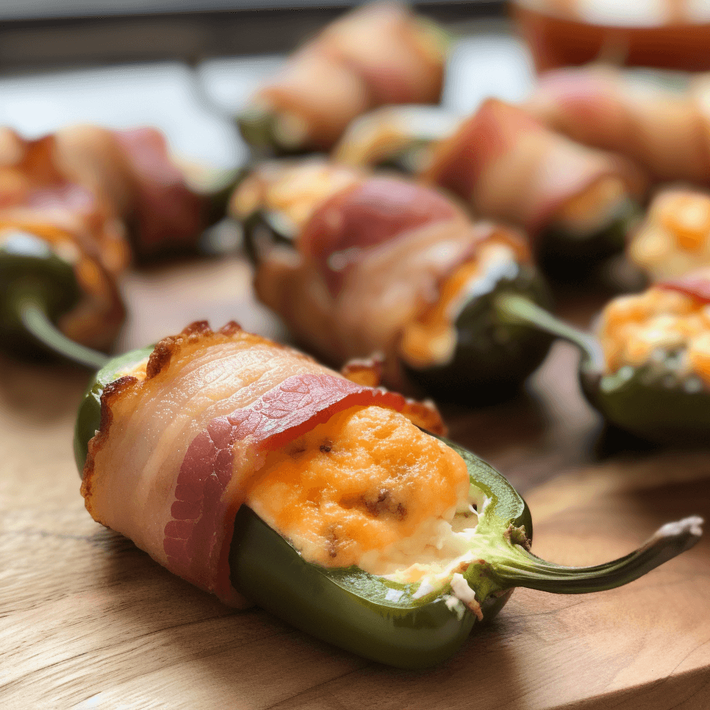 Cheesy Bacon-Wrapped Jalapeño Poppers — Chompions