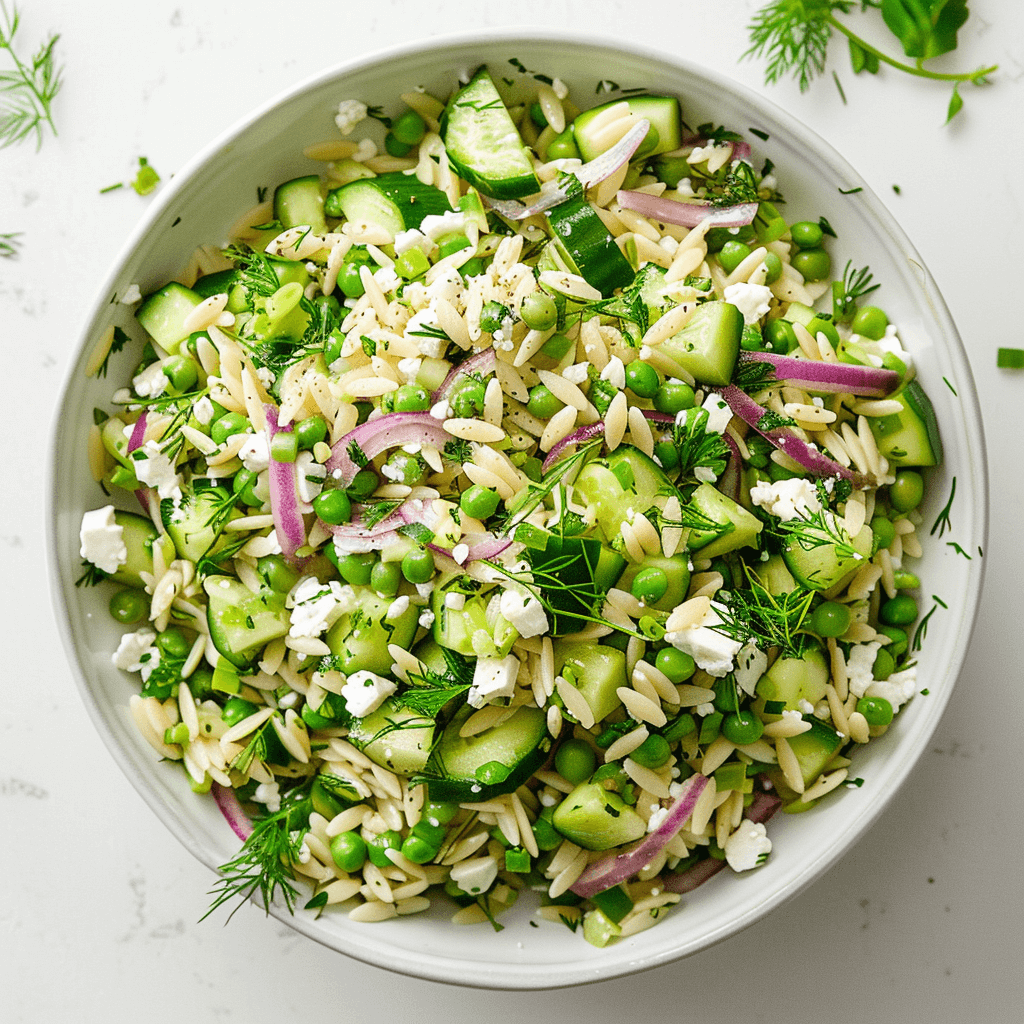 Spring Pea & Feta Orzo — Chompions