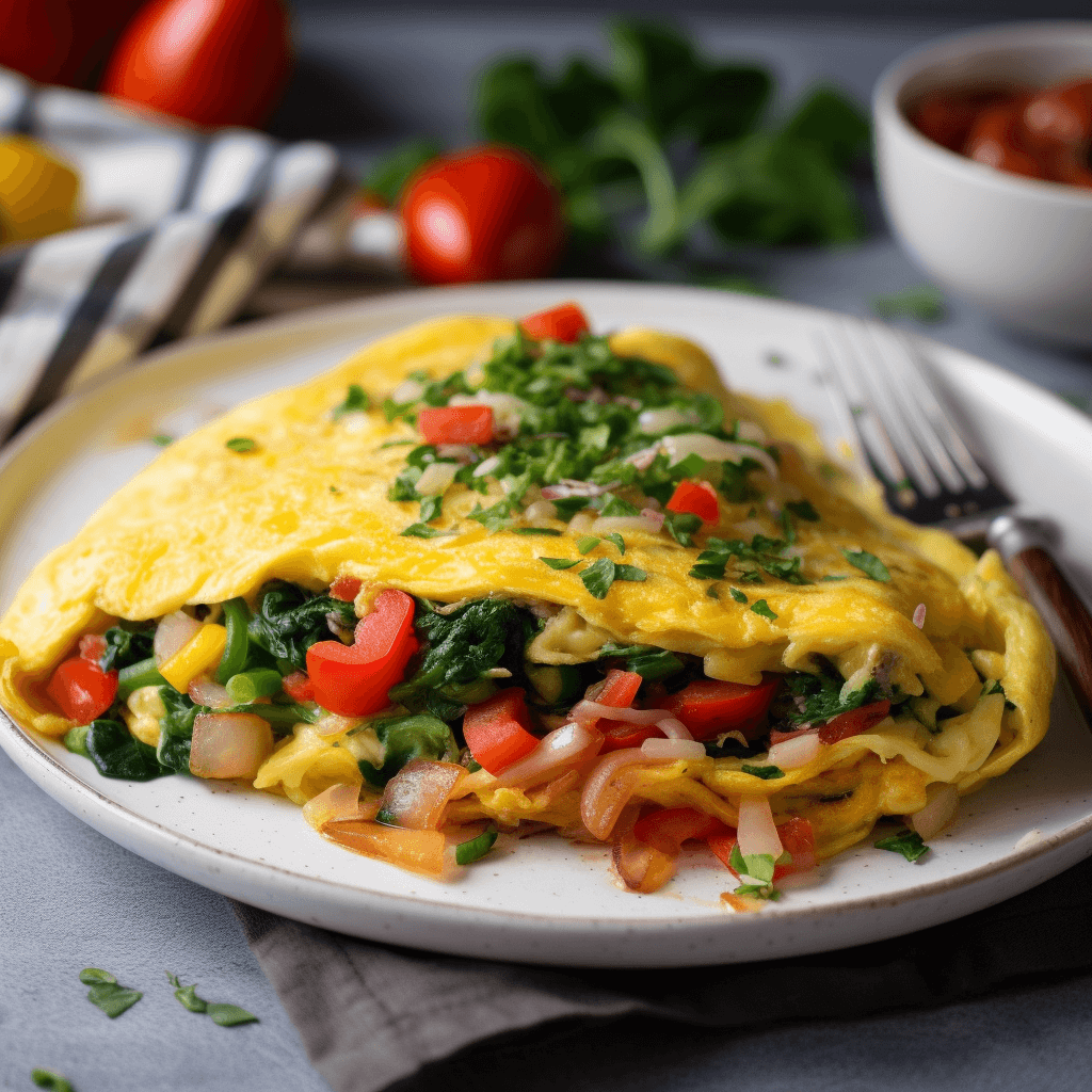 Rainbow Harvest Omelette — Chompions