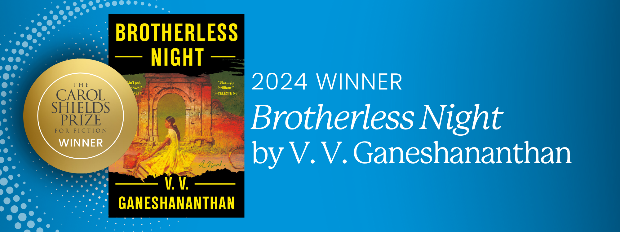 PRESS RELEASE: V. V. Ganeshananthan wins $150,000USD Carol Shields ...
