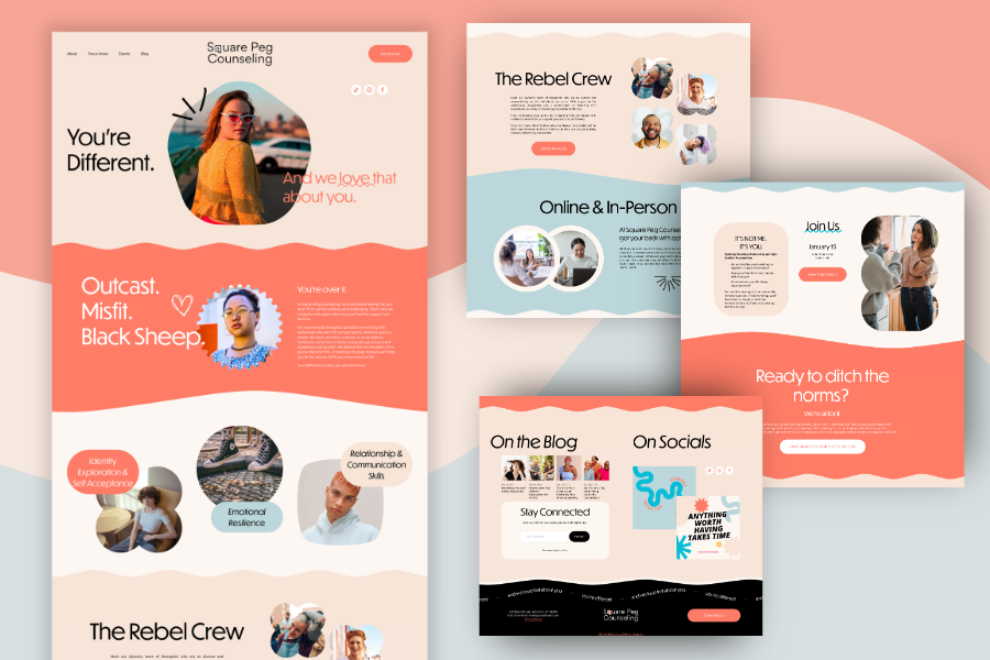 10 Gorgeous Color Combinations to Try on Your Therapy or Coaching ...