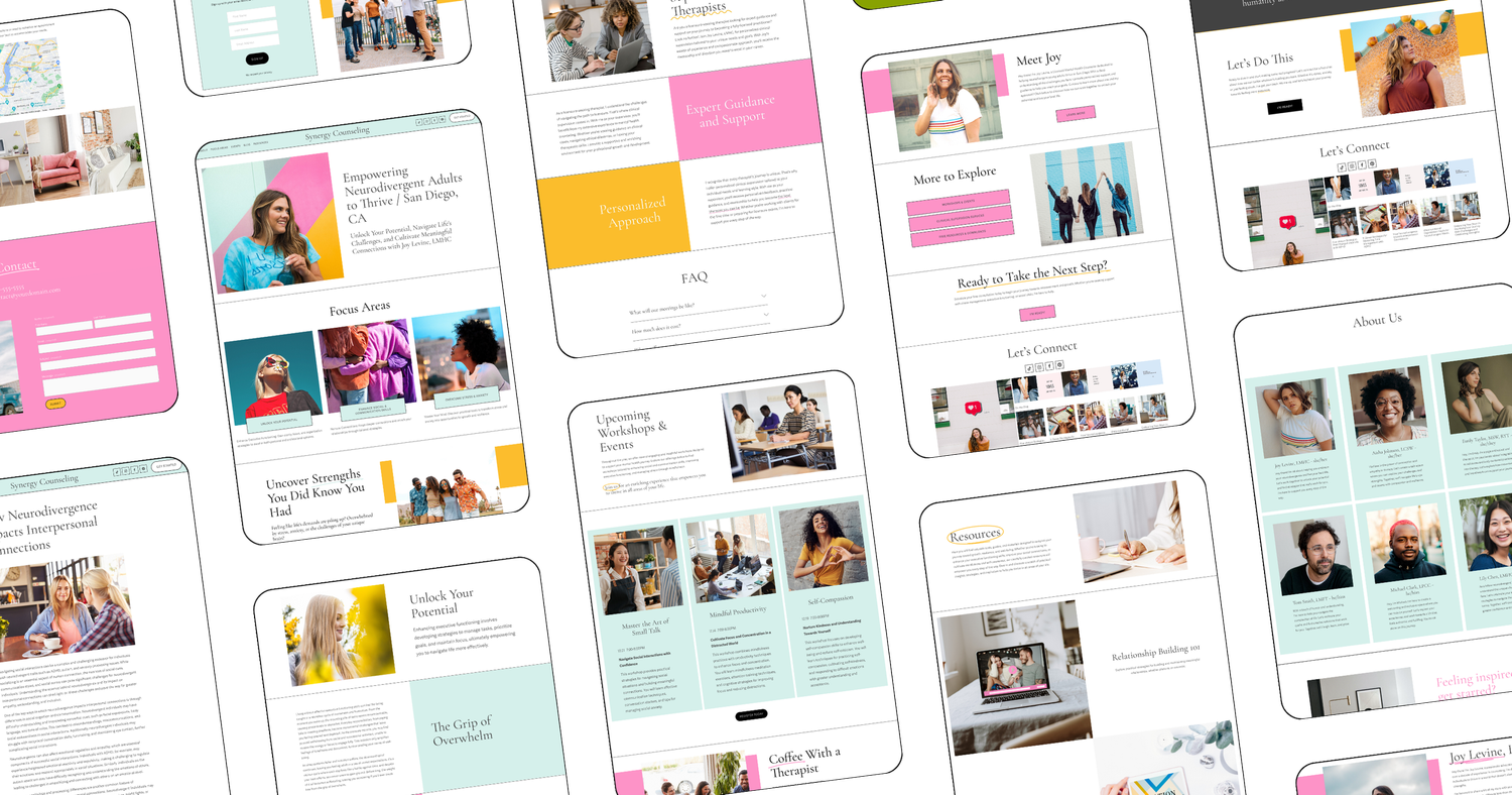 Synergy Website Template — High Five Design Co.