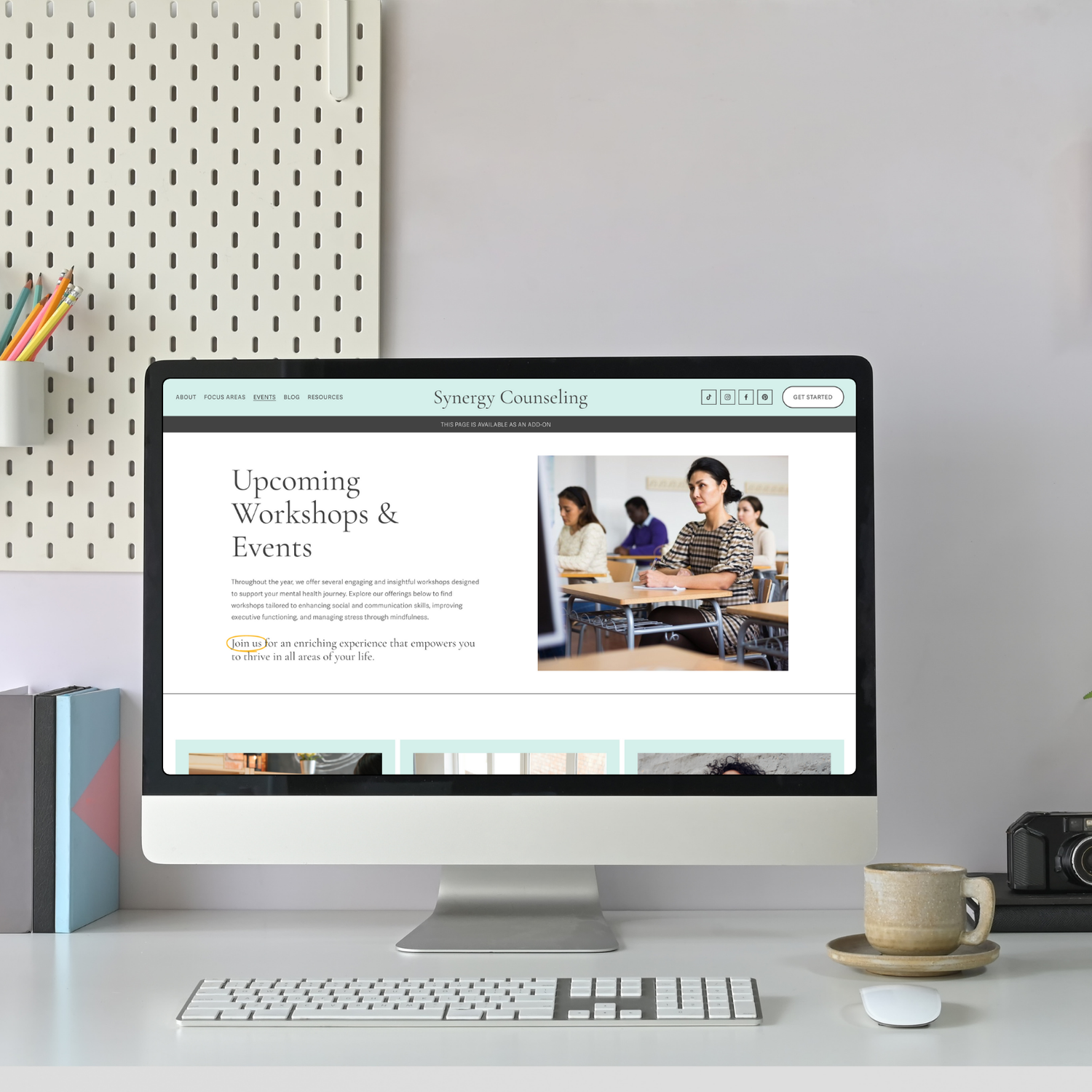 Synergy Website Template — High Five Design Co.