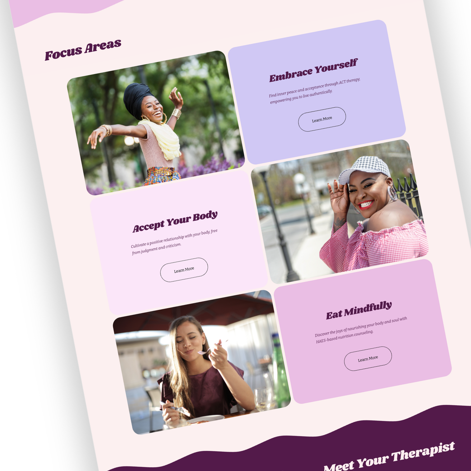 Vitality Website Template — High Five Design Co.