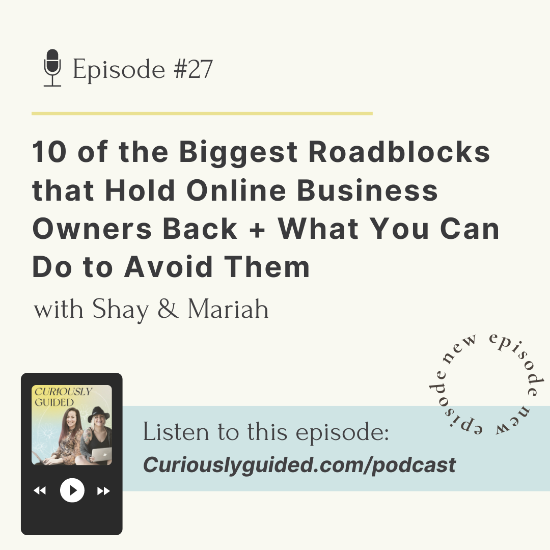 Ep.27 | 10 of the Biggest Roadblocks that Hold Online Business Owners ...
