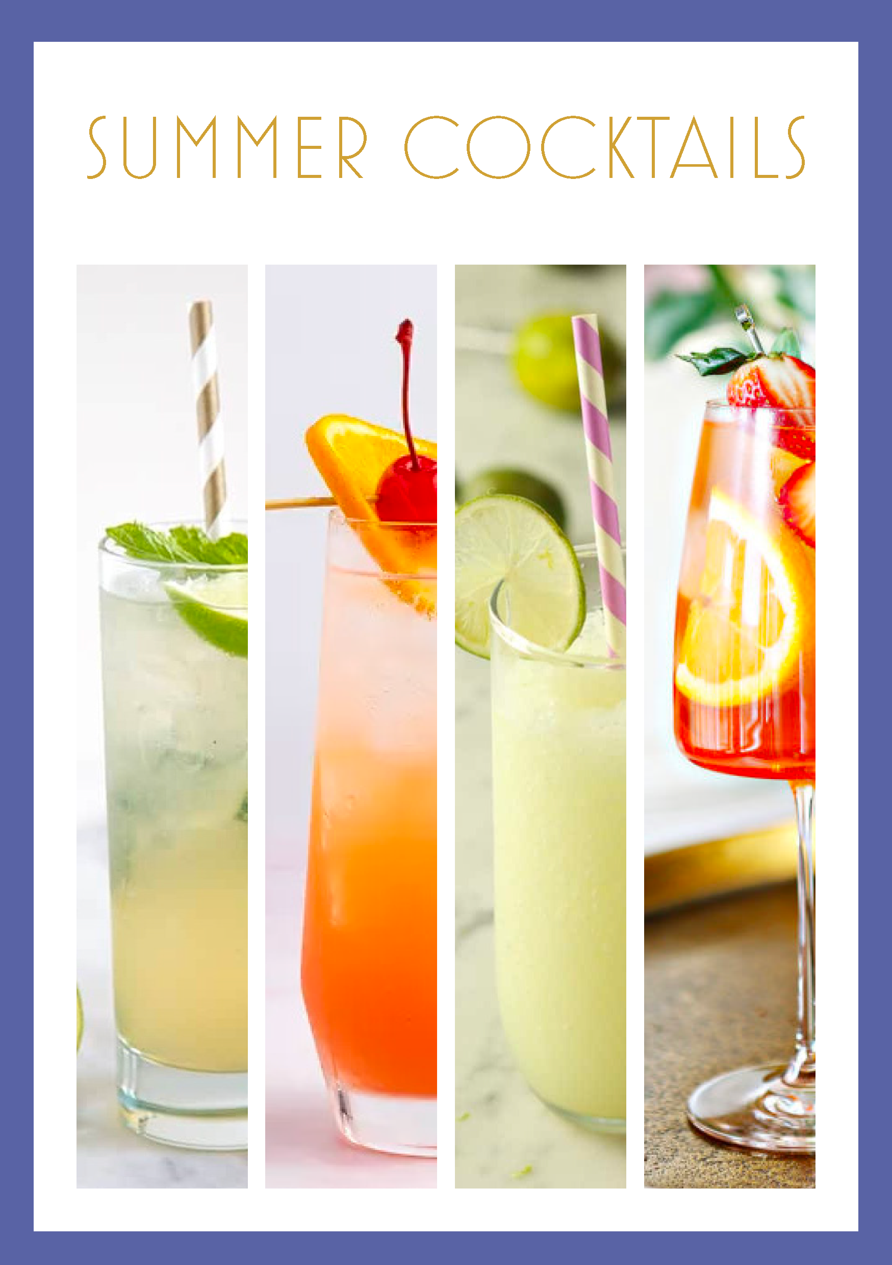 Summer Cocktails Menu at The Wharf Teddington