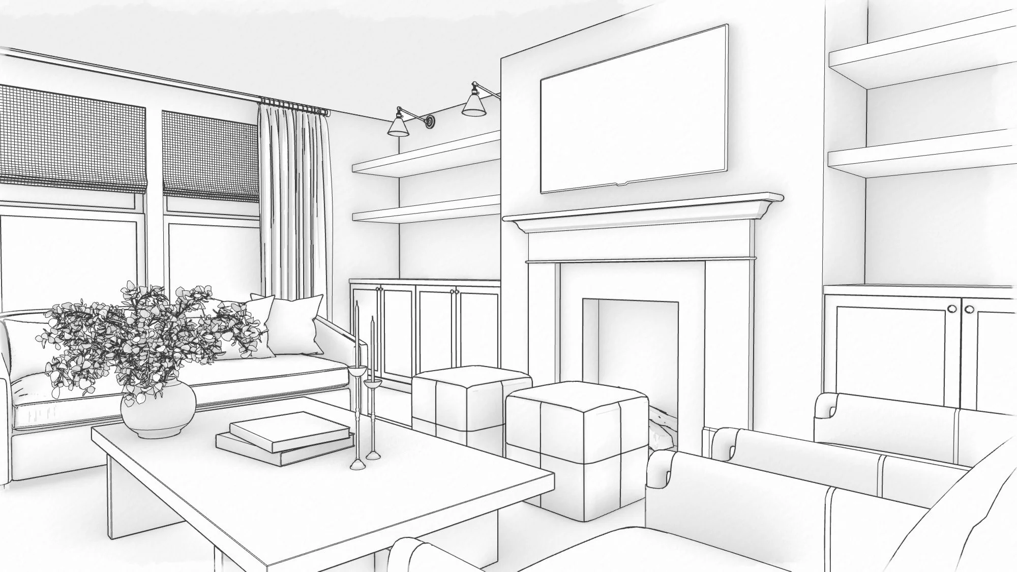3D Renderings for Interior Designers | Watercolor, Photorealistic ...