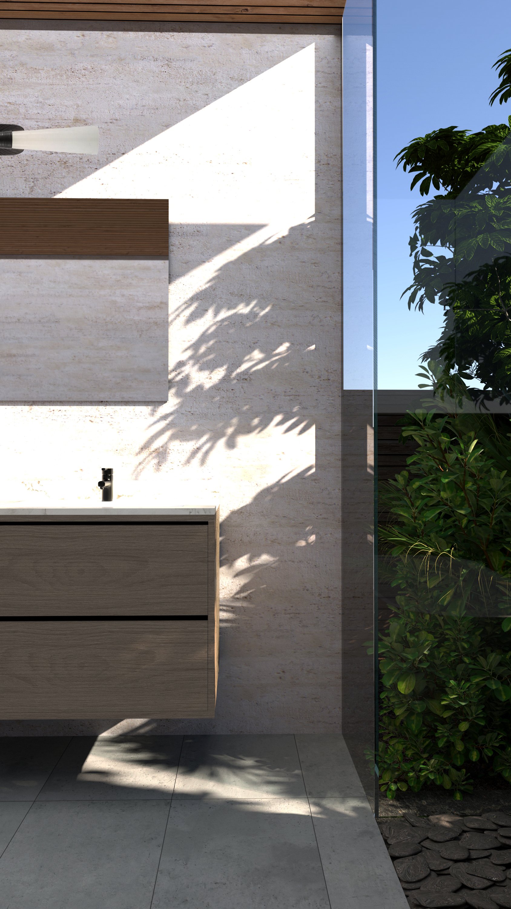 Resort Style Bath | Melanie Farrell Design | Interior Design Studio | NY