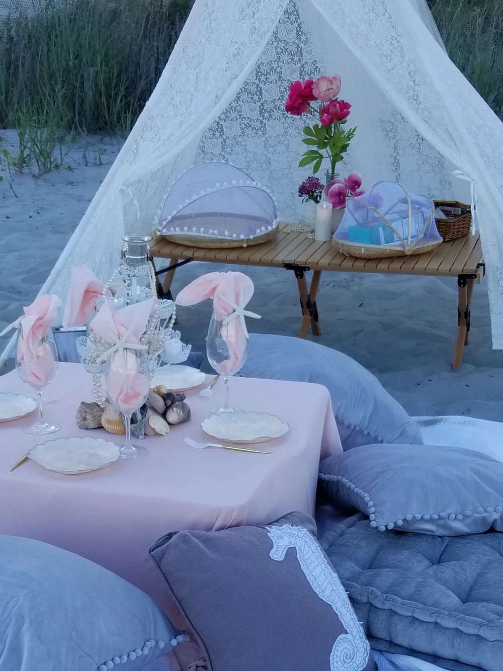 Stargazing beach picnic — Picnic in Paradise SC LLC