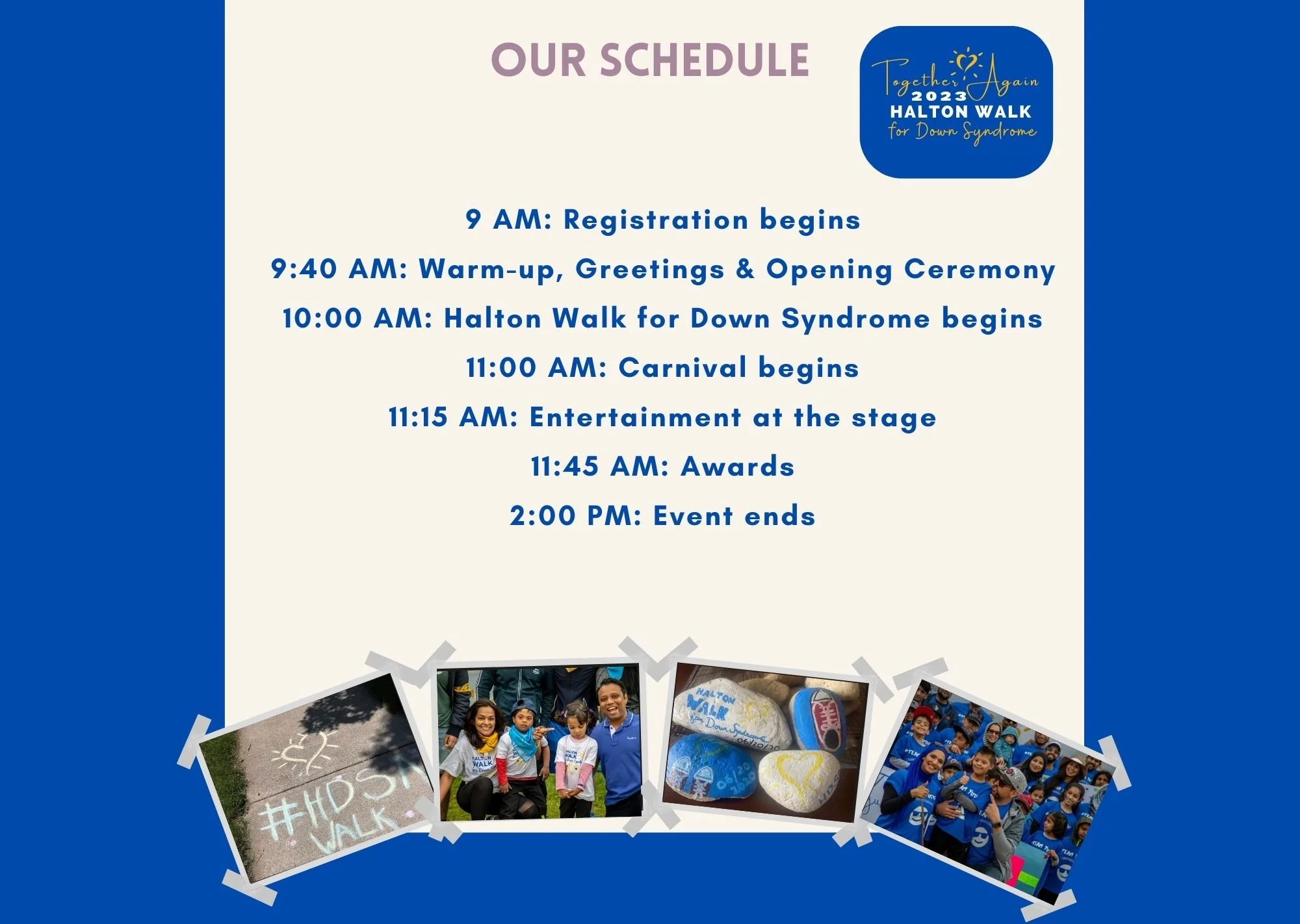 Walk Brochure — Halton Down Syndrome Association